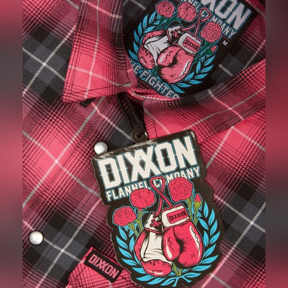DIXXON | Shirts | Dixxon Mens Medium The Fighter Breast Cancer 222 ...